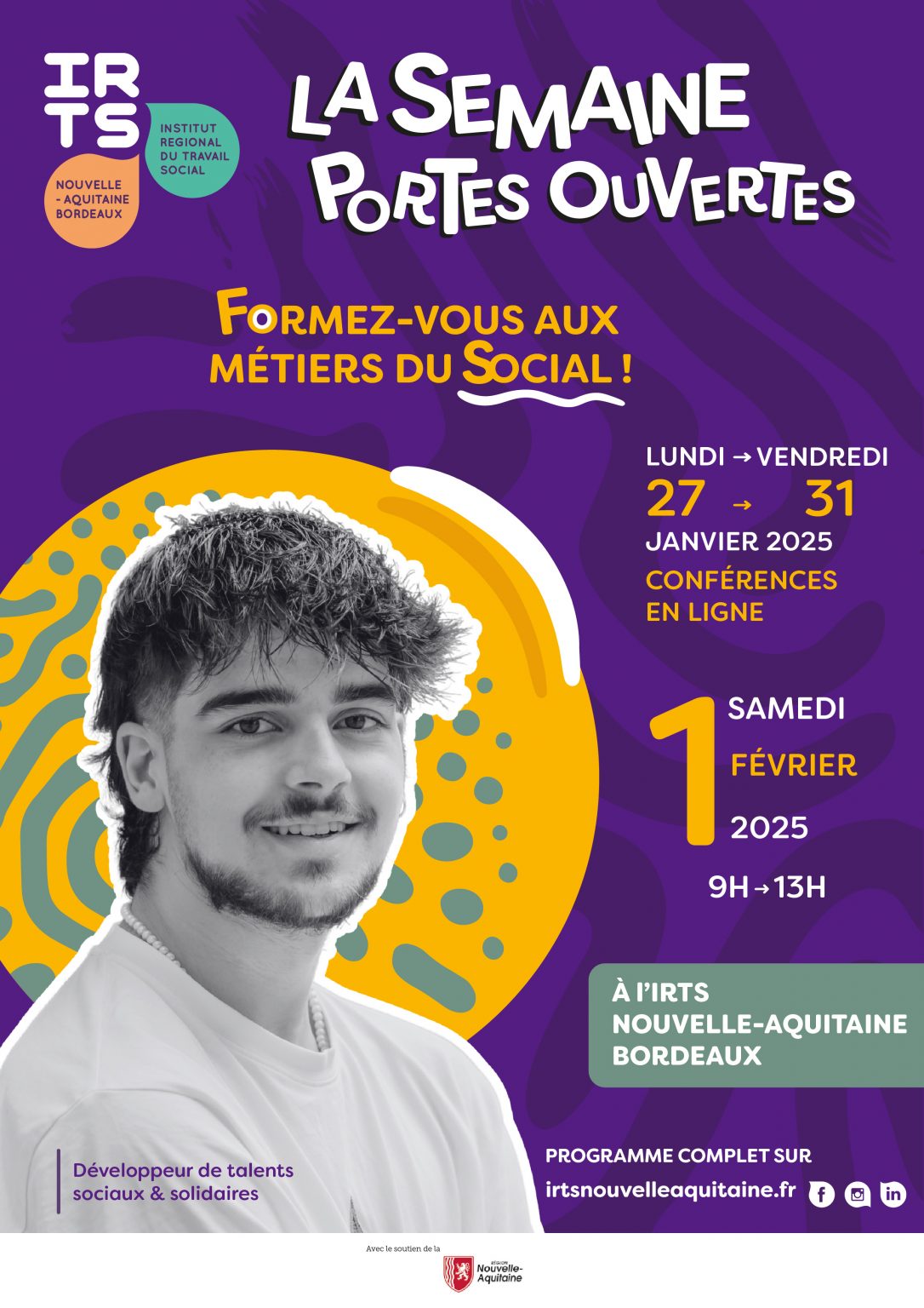 Semaine Portes Ouvertes 2025 à l’IRTS de Talence – Biotechnologies STMS