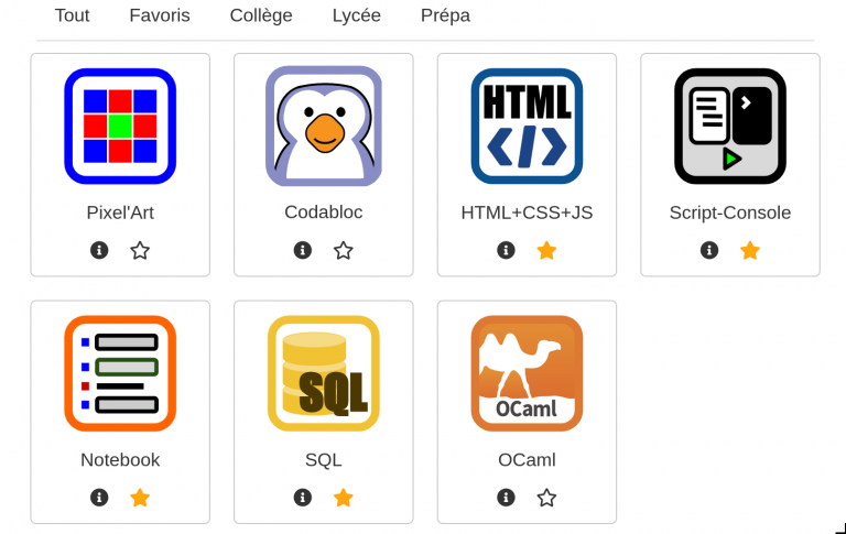 Capytale – Numérique et Sciences Informatiques