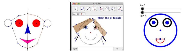 Réaliser un visage animé amusant avec GéoGebra ! – Semaine des maths ...