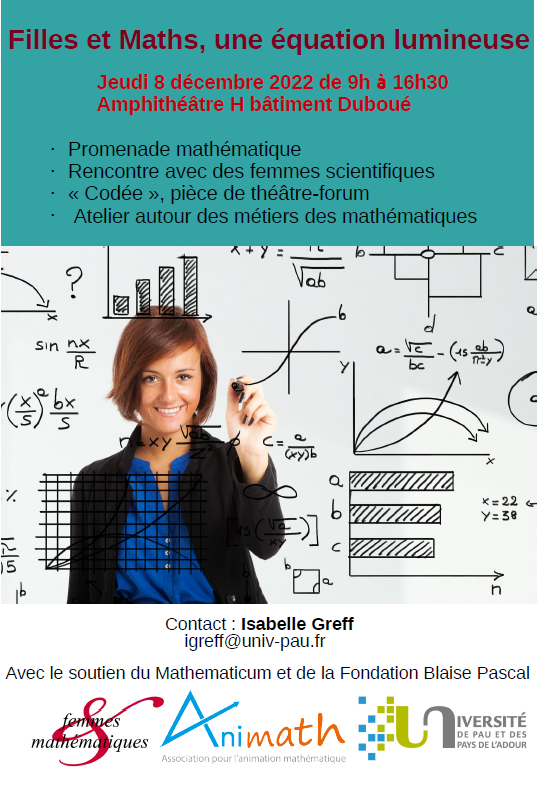 Journée Filles et Maths 8 décembre 2022 – Semaine des maths – Académie ...