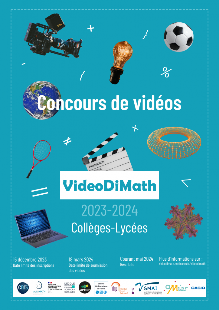 Concours VideoDiMath – Semaine des maths – Académie de Bordeaux