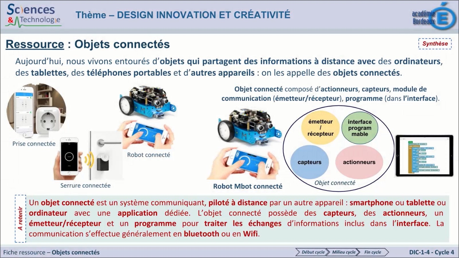 Utiliser des ressources vidéo pour les activités Cycle 4 (V2022) – Technologie Collège