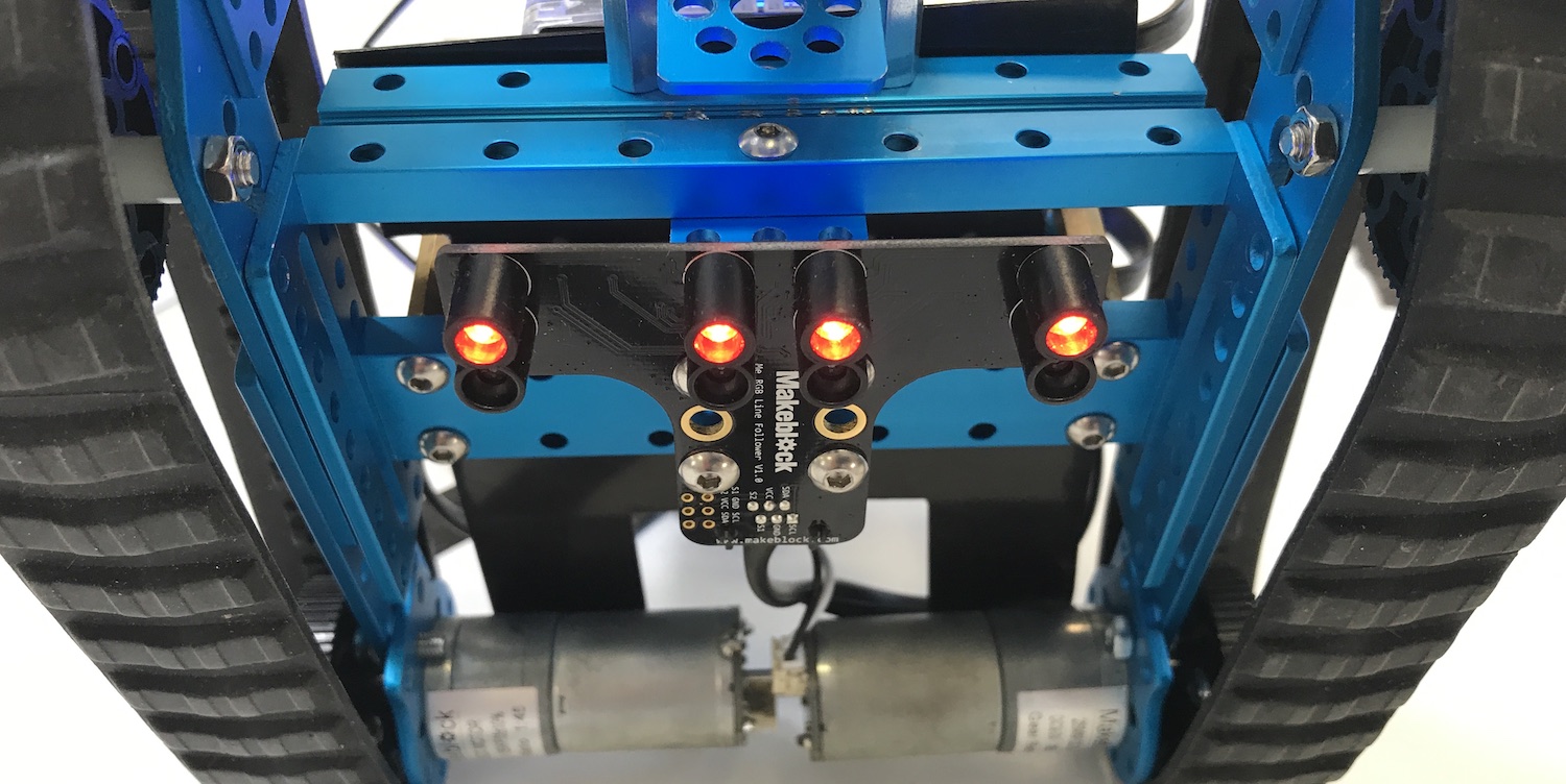 Capteur RGB line Follower adapté à la RoboCup Junior – Technologie Collège