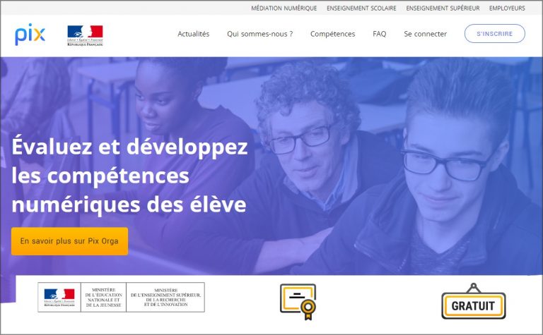 PIX – Développer et certifier les compétences numériques – SII Collège