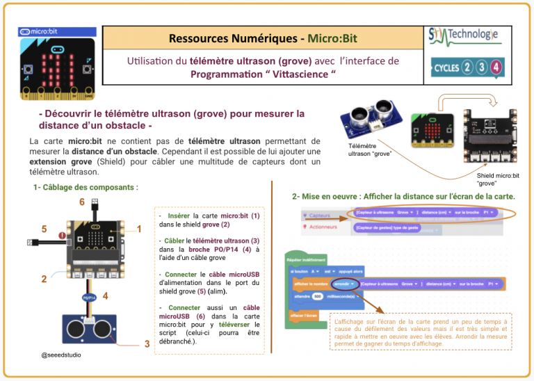 Programmer la carte micro:bit avec des accessoires Grove : utilisation ...