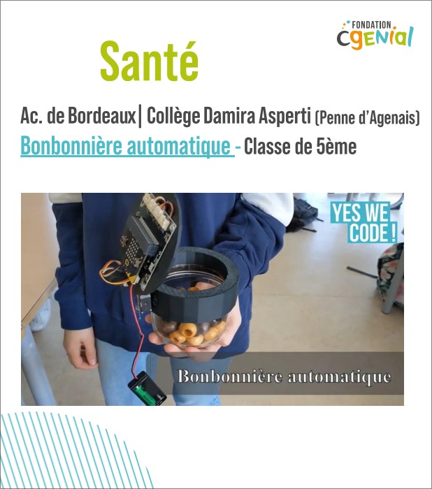 Les projets avec carte MicroBit, développés pour le concours Yes We ...