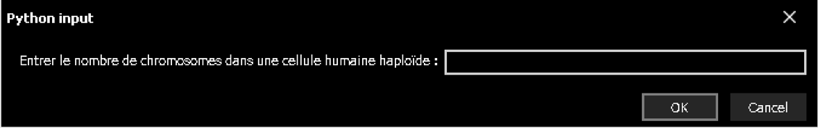 D L’entrée des valeurs par l’utilisateur – Sciences de la Vie et de la ...