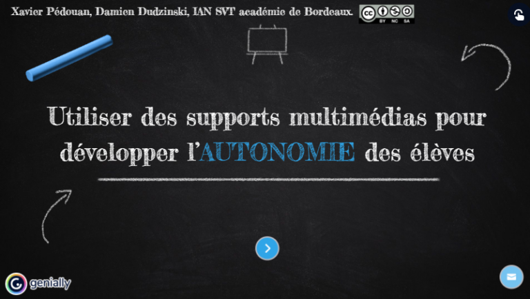 Utiliser des supports multimédias pour développer l’AUTONOMIE élèves – Sciences de la Vie et de ...